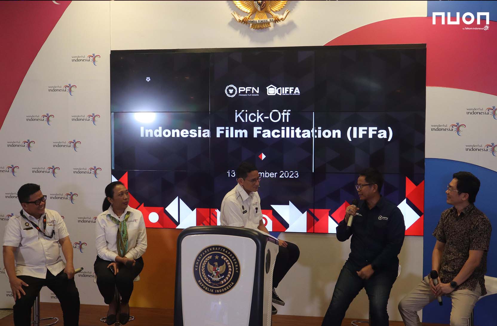 Kementrian Pariwisata Dan Ekonomi Kreatif Resmikan IFFa Bersama PFN dan Nuon | Nuon