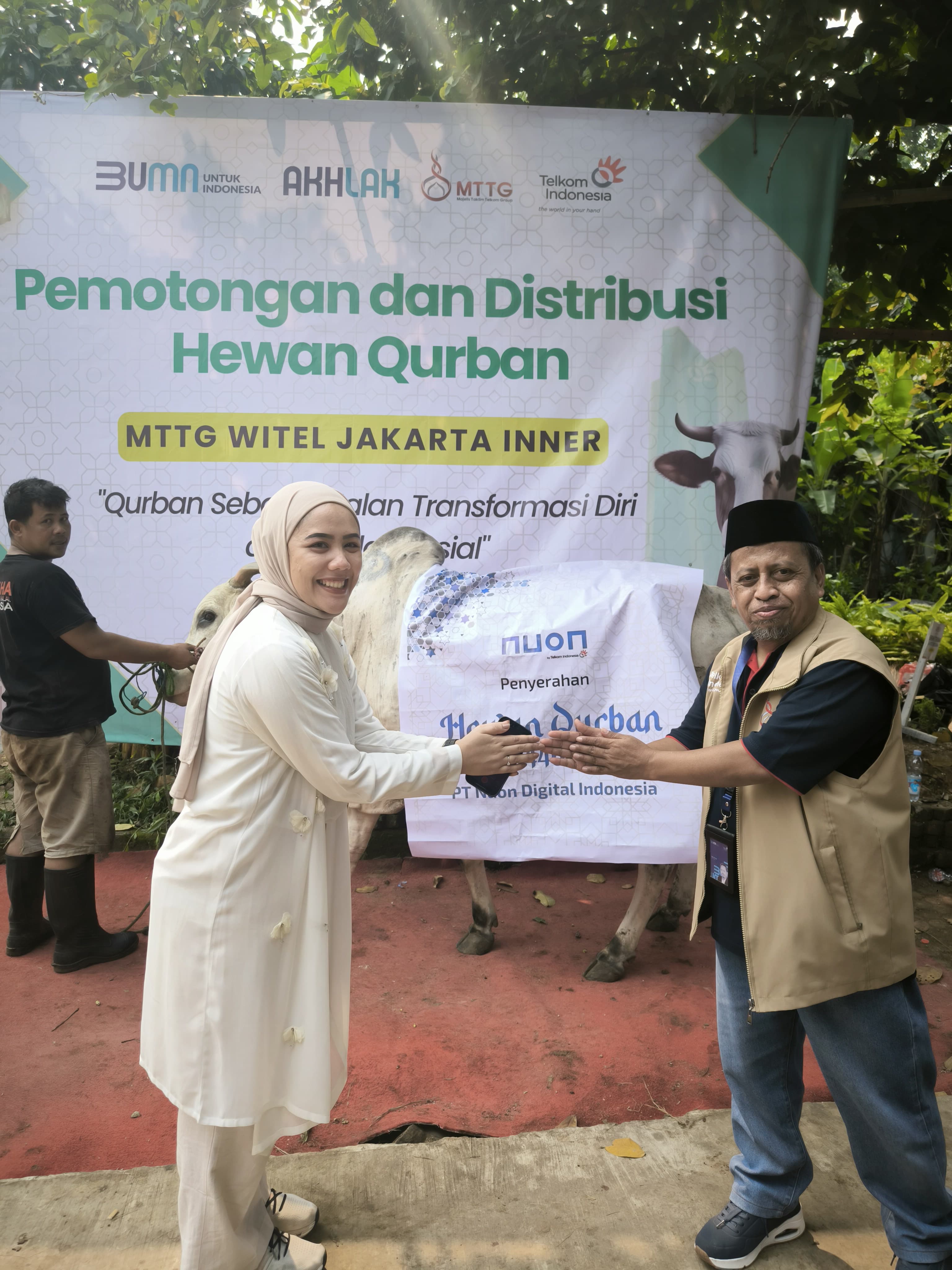 Nuon Salurkan Hewan Qurban Melalui MTTG pada Iduladha 1446H | Nuon